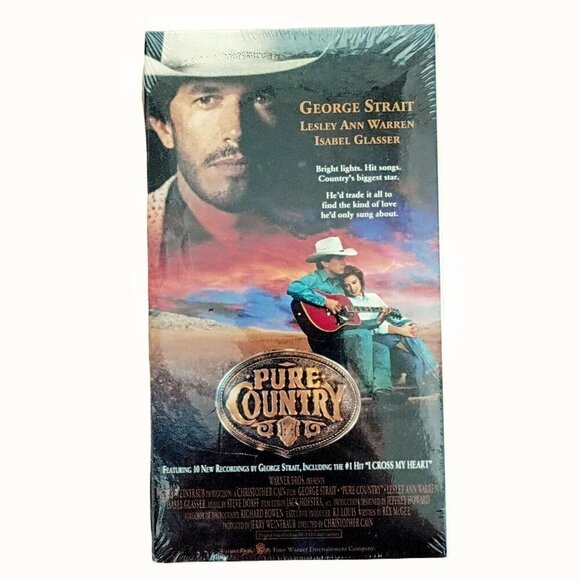 Warner Bros. | Media | Pure Country Vhs 992 George Strait Movie Sealed ...